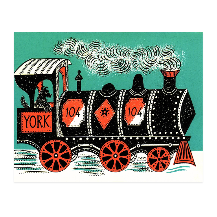 Emily Sutton, 'Christmas Card Pack: Train' – NewArtCards