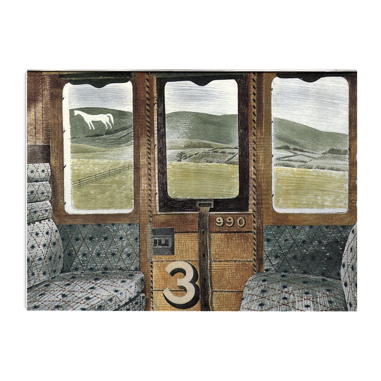 Eric Ravillious, 'Train Landscape' – NewArtCards