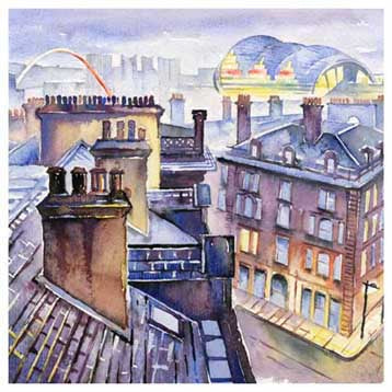 David Holliday ' Up On The Roof - The Sage ' – NewArtCards
